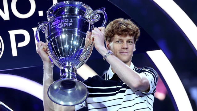 Sinner collects year-end ATP trophy | SuperSport