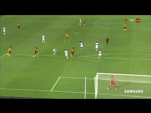 Siyethemba Sithebe with a Shot on Target vs. Royal AM | SuperSport