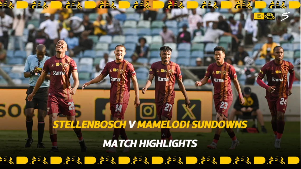 Stellenbosch v Mamelodi Sundowns | Match in 3 Minutes | MTN8 | 2nd Leg ...
