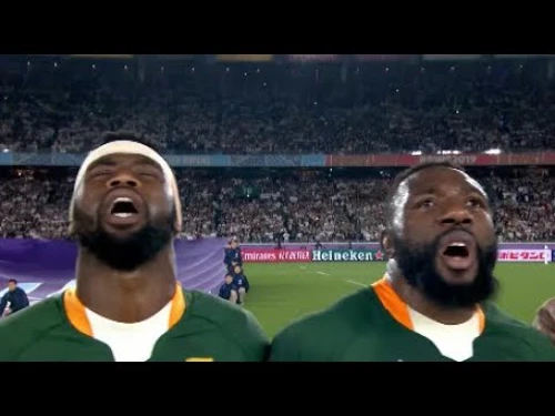 Rugby World Cup 2019 Relived | The emotion of singing the South African ...