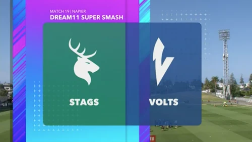 Central Stags v Otago Volts | Match Highlights | Super Smash | SuperSport