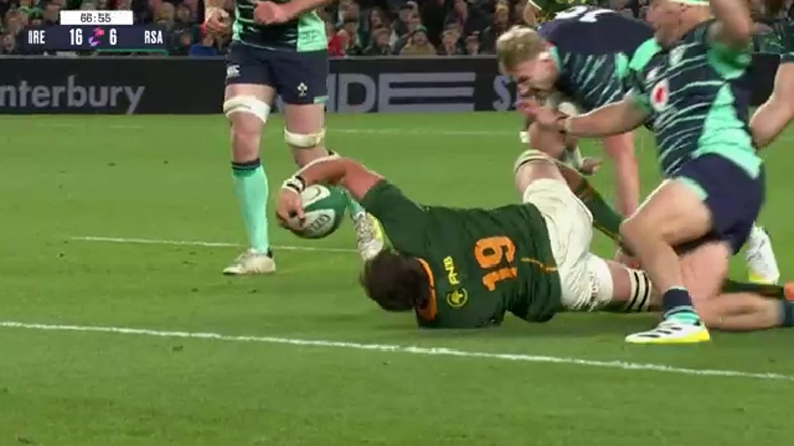 Springbok Year End Tour | Ireland v South Africa | Tries | SuperSport