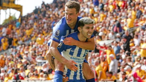 Brighton go top after Mitoma and March tear Wolves apart in win ...