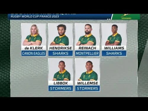 BOK RWC SQUAD: The Backs | SuperSport