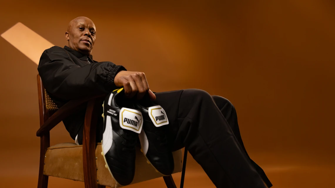 Puma honours Doc Khumalo on his birthday with re-release of iconic 16V ...