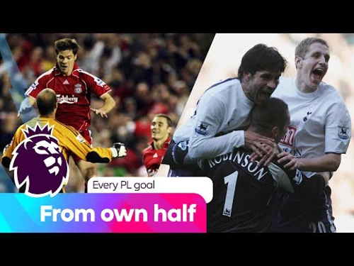 Every goal behind the halfway line | Premier League | SuperSport