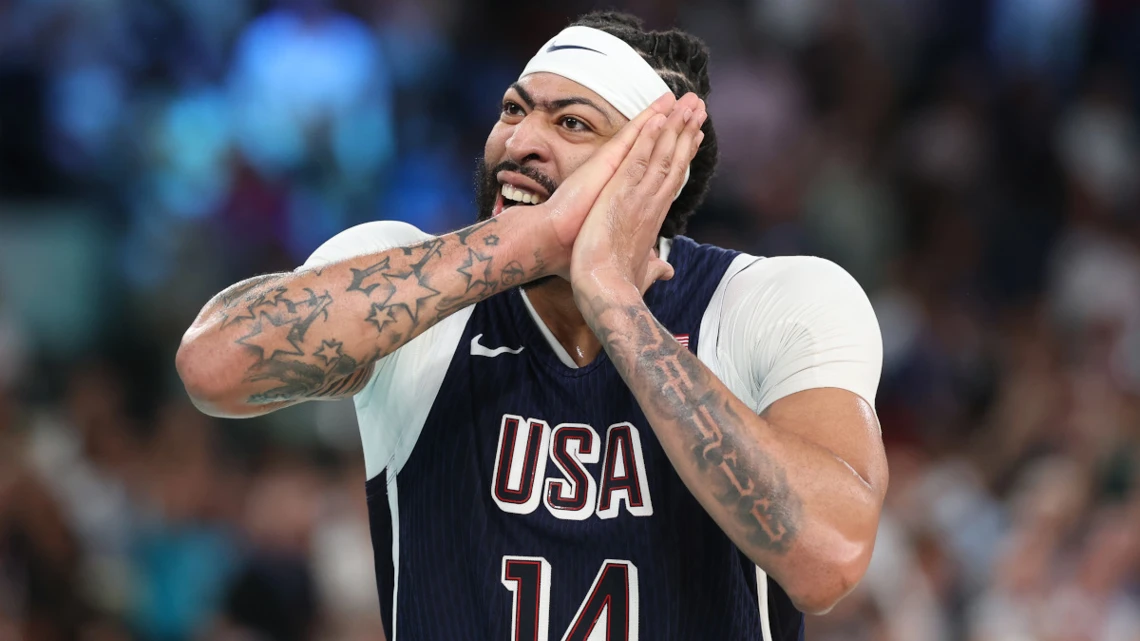 Anthony Davis | Top plays v France | Men's Olympics Basketball, Paris ...