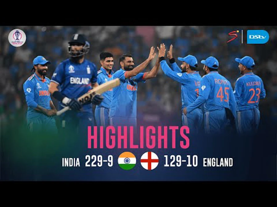 India v England | Match Highlights | ICC Cricket World Cup | SuperSport
