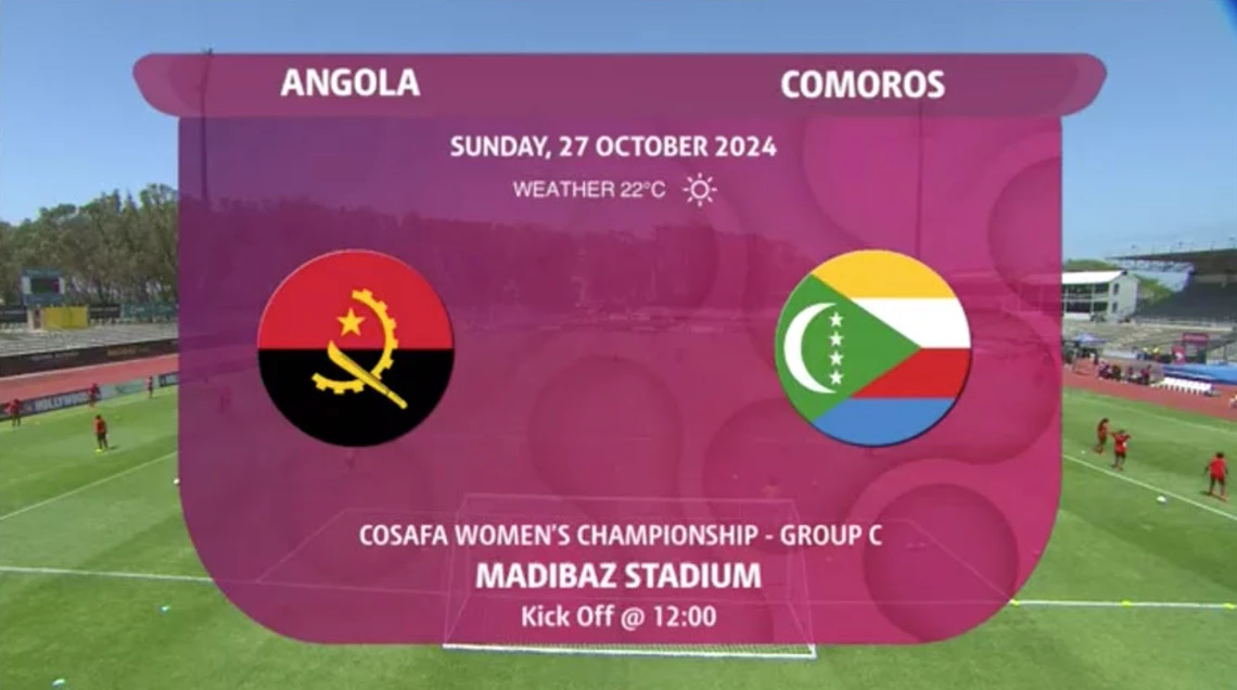 Angola v Comoros | Match Highlights | COSAFA Women's Championship ...