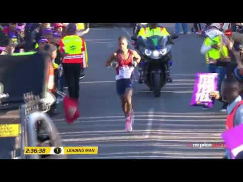 Ayanda Ngcobo leads at halfway | Comrades 2023 | SuperSport