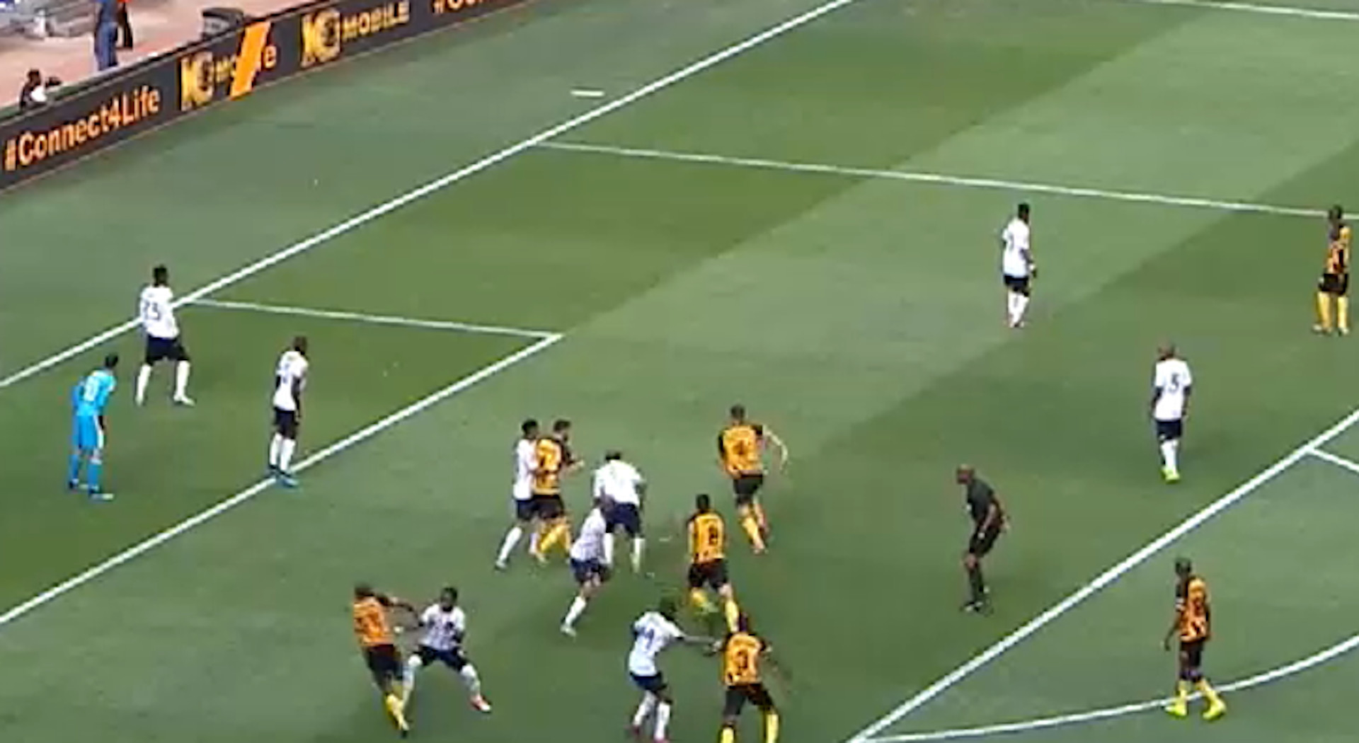 Absa Premiership Kaizer Chiefs v Orlando Pirates Leonardo Castro scores for Kaizer Chiefs SuperSport