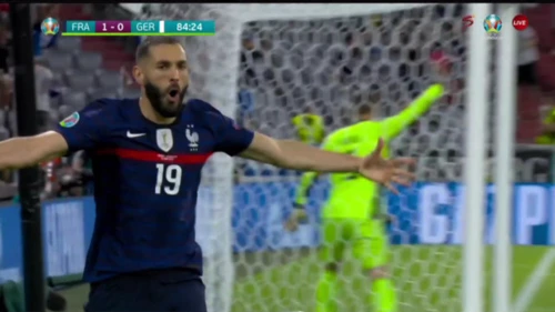 UEFA Euro 2020 | Group F | France v Germany | Karim Benzema's goal ...