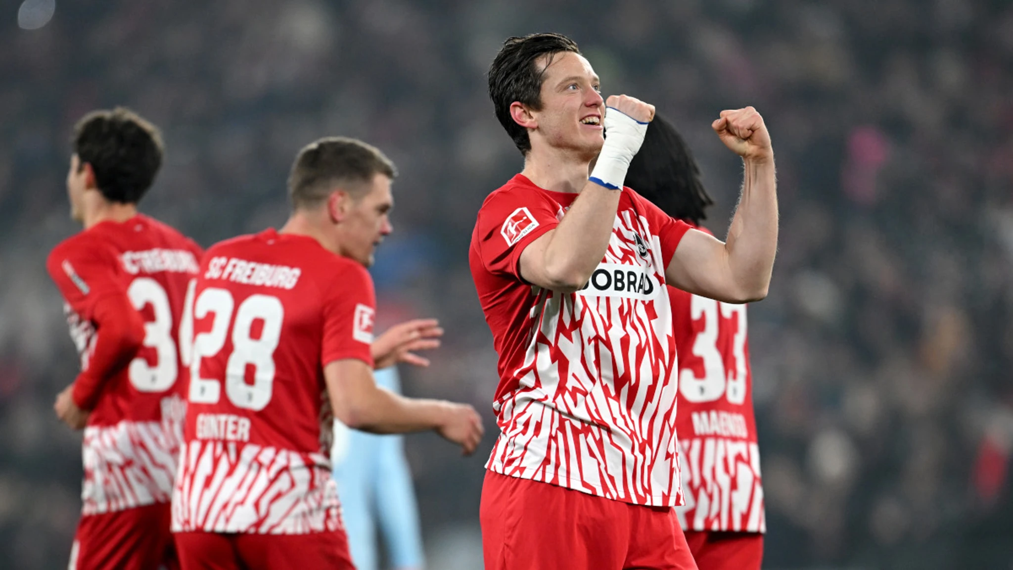 Gregoritsch and Sallai fire Freiburg past 10-man Cologne | SuperSport