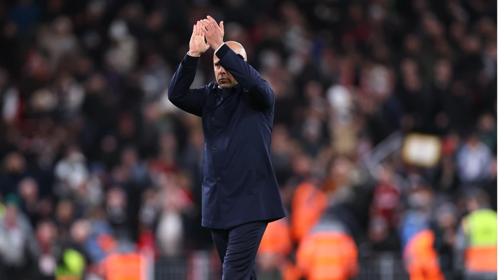 Liverpool's Slot thrilled after draw against Fulham with 10 men ...