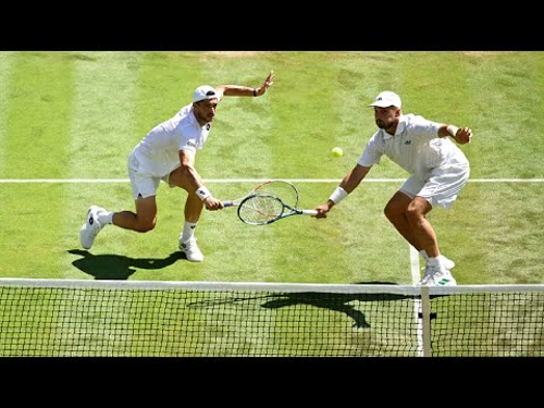 J Cash/L Glasspool v R Hijikata/D Pel | Men's Doubles Final | Shots of ...