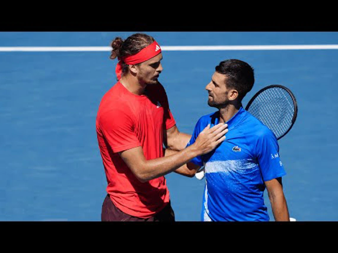 Alexander Zverev post-match interview | Novak Djokovic v Alexander Zverev | Australian Open ...