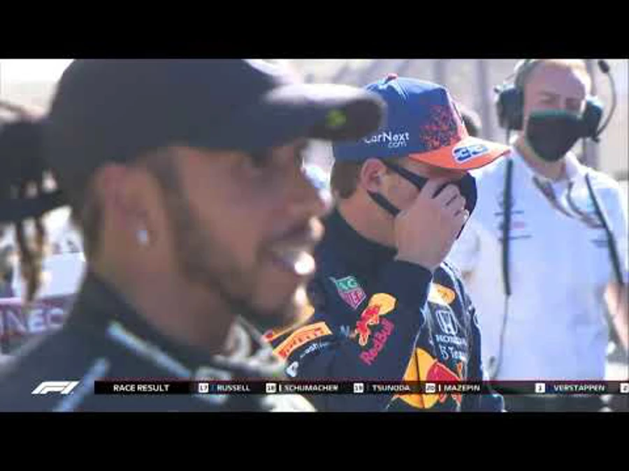 Formula 1 | Dutch Grand Prix | Post-race interview with Lewis Hamilton ...