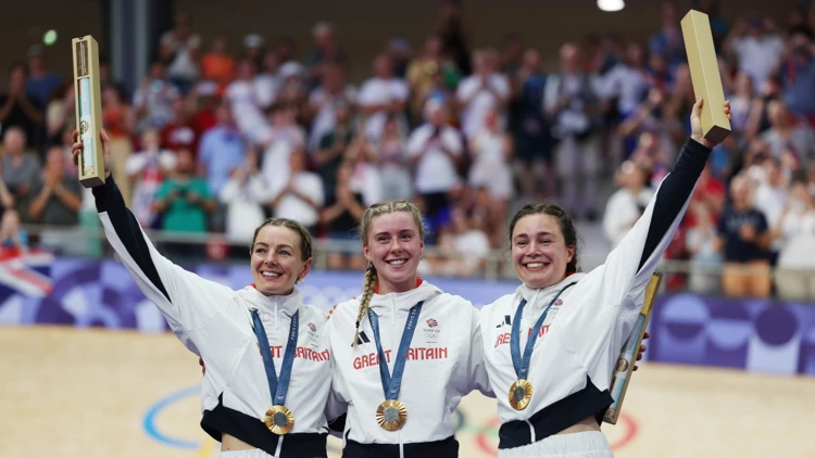 Britain's women power to team sprint gold as records tumble | SuperSport