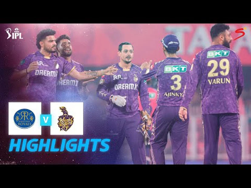 Rajasthan Royals v Kolkata Knight Riders | Match Highlights | IPL 2025 | SuperSport