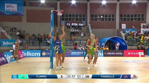 Flames v Fireballs | Telkom Netball League | Blitz Sport News | SuperSport