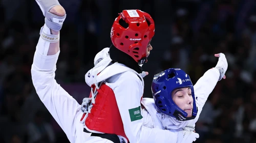 Saudi taekwondo star edged out in historic Olympic women's medal ...