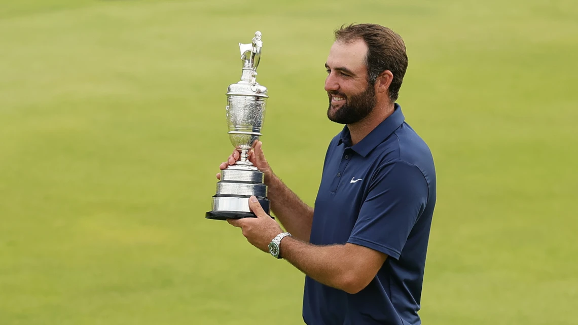 Brilliant Scheffler cruises to fourth major title at British Open ...