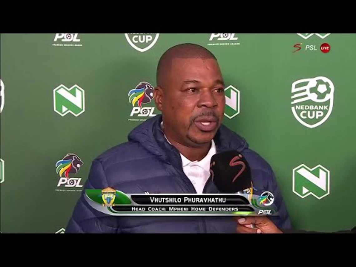 We respected them a lot - Vhutshilo Phuravhathu | Mamelodi Sundowns v Mpheni Home Defenders ...