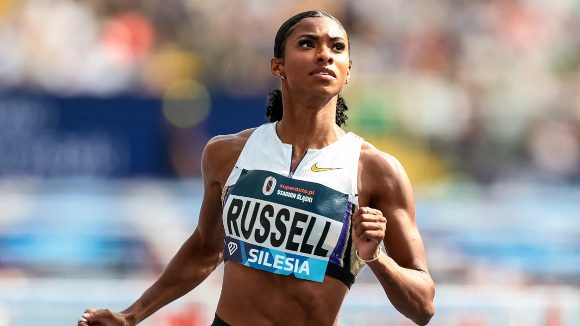Russell's alter ego sees 100m hurdles world record tumbling | SuperSport