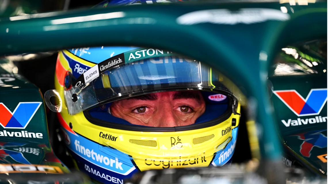 Aston Martin's Alonso quickest in first practice for Singapore GP ...