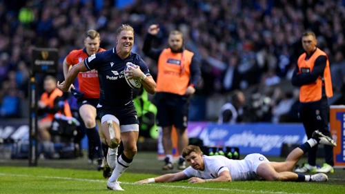 Van der Merwe scores a hat-trick as Scotland beat England in Six ...
