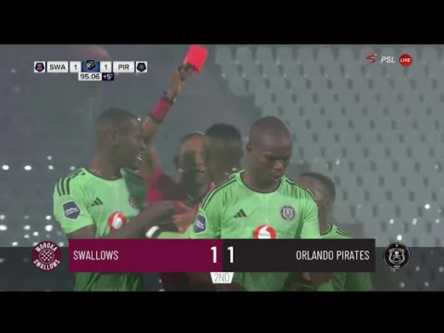 Nkosinathi Sibisi | Red Card v Swallows | SuperSport