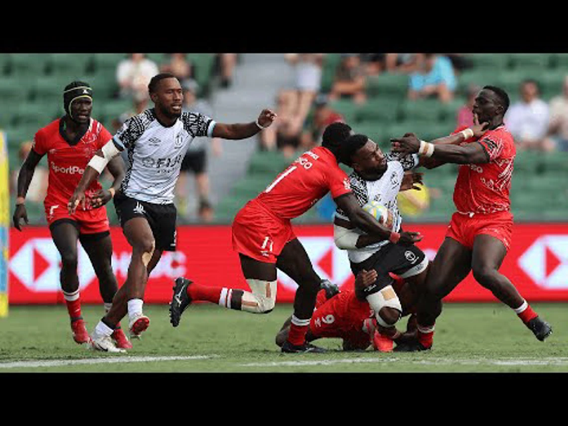 Fiji v Kenya | Match Highlights | World Rugby HSBC Sevens Series Perth | SuperSport