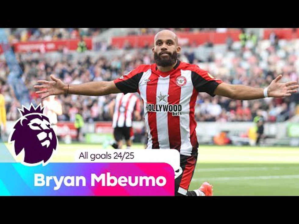 All Bryan Mbeumo goals in the 2024/25 season | Premier League | SuperSport