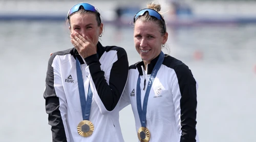 New Zealand sculls pair lead rowing gold rush at Paris Games | SuperSport
