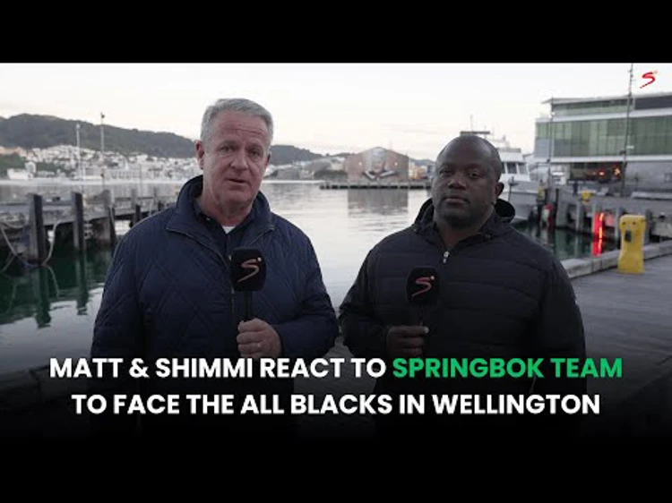 Matt & Shimmi React To Springbok Team To Face All Blacks in Wellington ...
