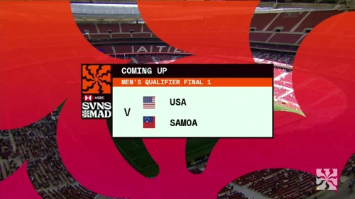 USA v Samoa | Madrid Cup QF1 | Highlights | World Rugby HSBC Sevens ...