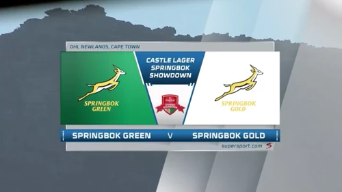 Castle Lager Springbok Showdown | Springbok Green v Springbok Gold ...