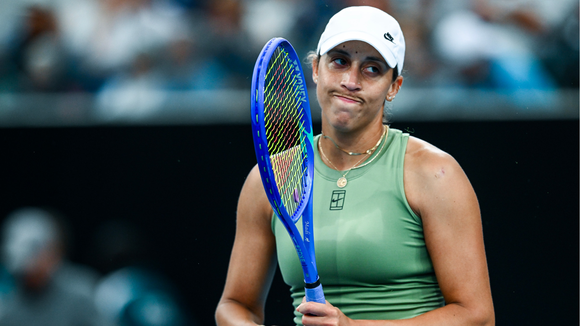 Error-strewn Keys crashes out to Mboko in Australian Open warm-up ...