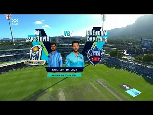 Betway SA20 Cricket League | MI Cape Town v Pretoria Capitals | Extended Highlights | SuperSport