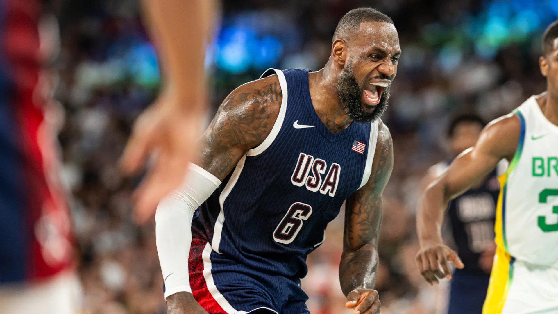 LeBron James | Top plays v Brazil | Men's Olympics Basketball, Paris ...