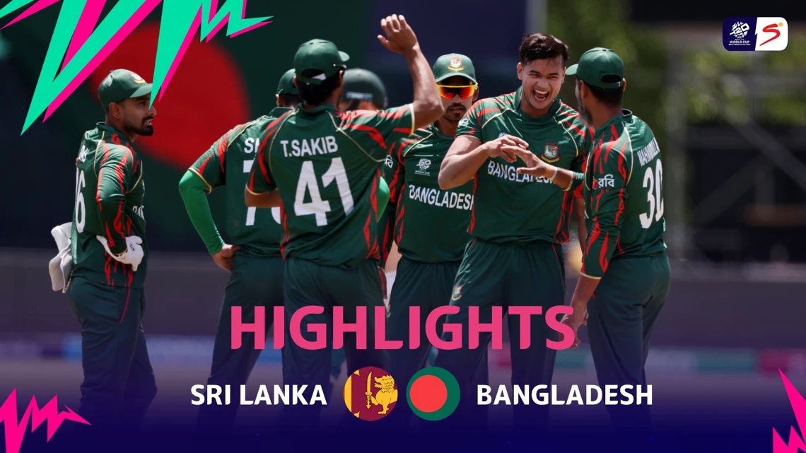 Sri Lanka v Bangladesh | Match Highlights | ICC T20 World Cup Group D | SuperSport