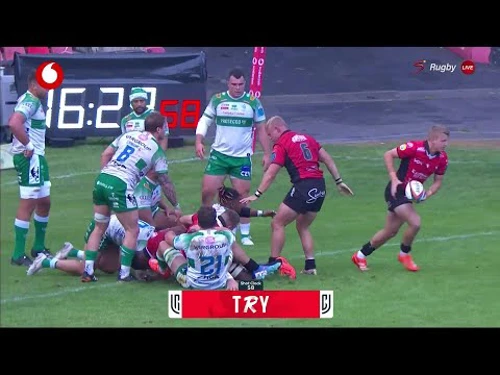 JC Pretorius | 77ᵗʰ Minute Try v Benetton Rugby | SuperSport