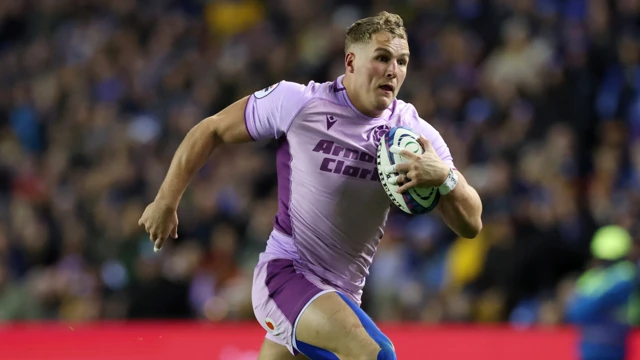 Milestone for Scotland winger, SA-born Van der Merwe in the mix again ...