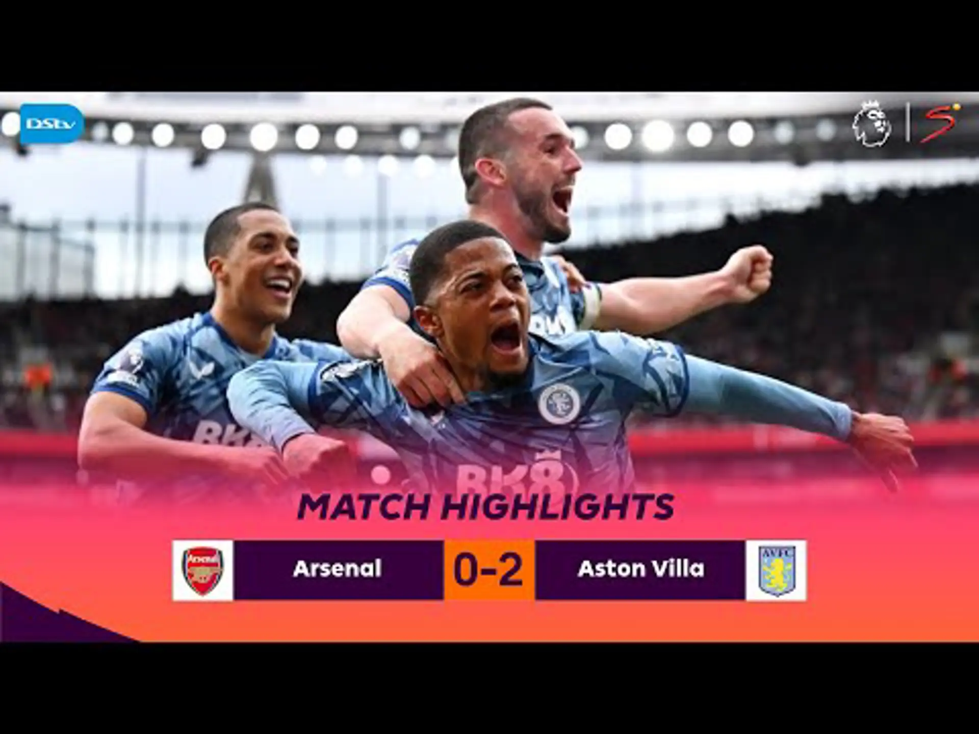 Arsenal V Aston Villa Match In 3 Minutes Premier League Supersport