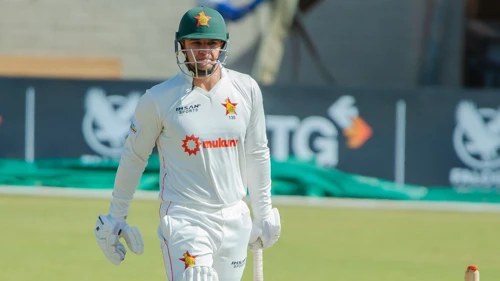 Nick Welch 55 Runs | Zimbabwe v South Africa | 2nd Test Day 3 | SuperSport
