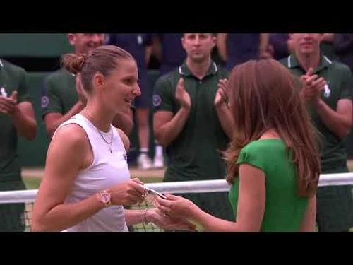 Wimbledon | Women's final | Trophy presentation and interviews | SuperSport