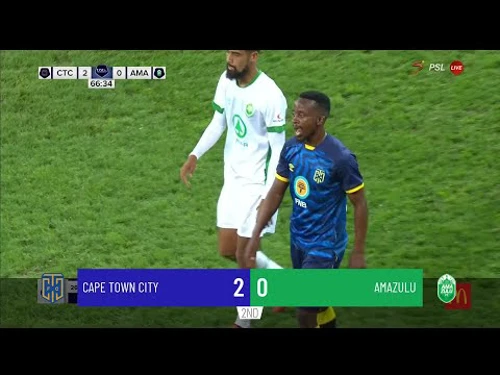 Thabo Nodada with a Red Card vs. AmaZulu | SuperSport