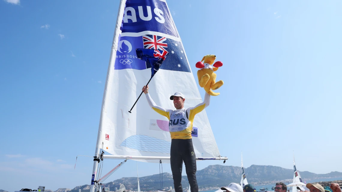 Australia's Wearn wins gold again in drama-filled dinghy duel | SuperSport