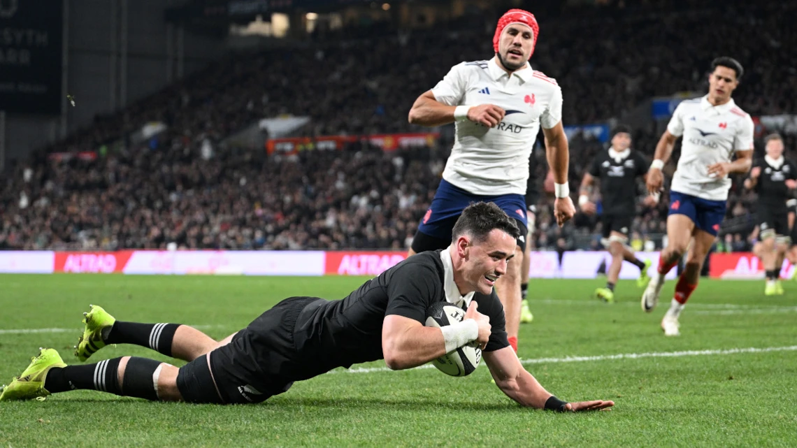 Prolific Jordan closes on All Blacks try record in nervy France win ...