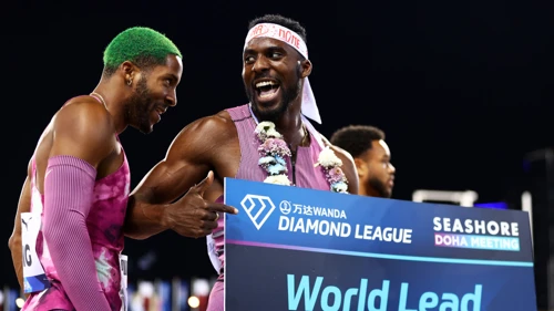 Bednarek storms to 200m victory in Doha, Britain's Neita wins 100m by a ...